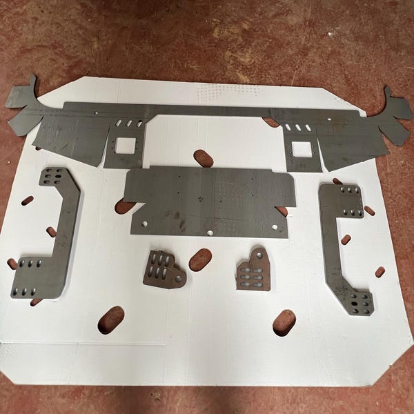 Nissan Patrol Front Bumper Build Files: CNC DXF Plasma Cut (digital ...