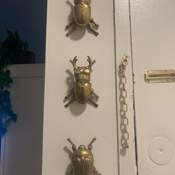 Gold Wall Beetles, Wall Decor, Wall Art - Etsy