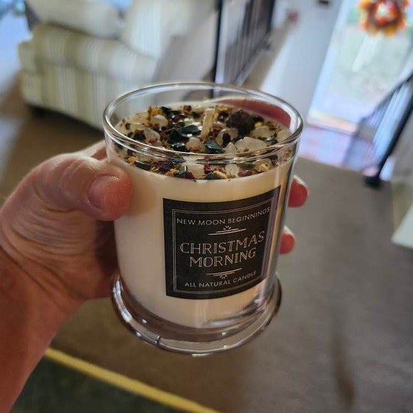 Christmas Morning Candles - Holiday Crystal Candle - Christmas Candle ...