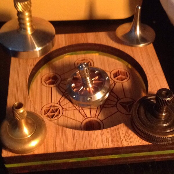 Pocket Top Spin Station for 75mm Lens With Laser Etched Detail - Etsy