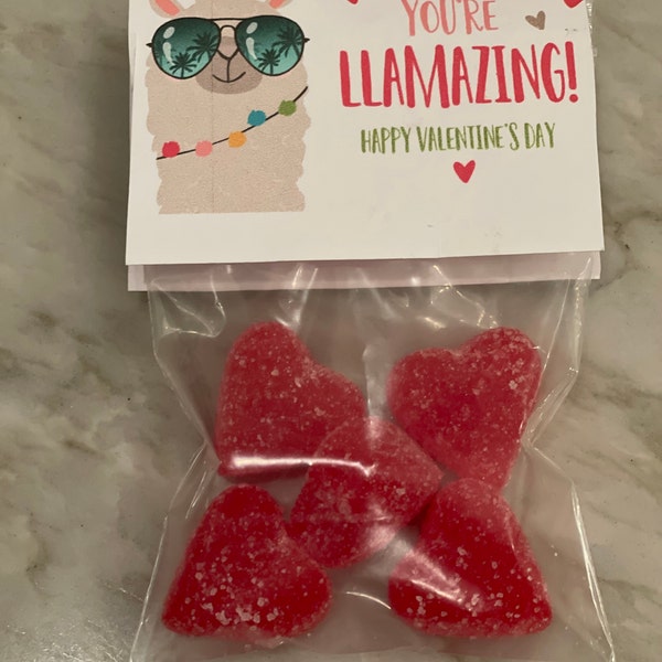 Valentines for Kids Valentine Teacher Treat Bag Toppers Valentine ...