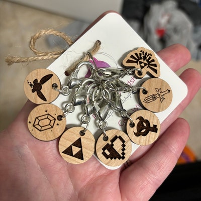 Rainbow Stars Stitch Markers, Progress Markers, Stitch Counter for ...