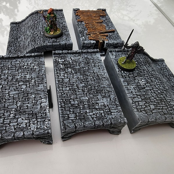 Stone Bridge System for Miniature Gaming, Scale Model, Modular Bridge ...