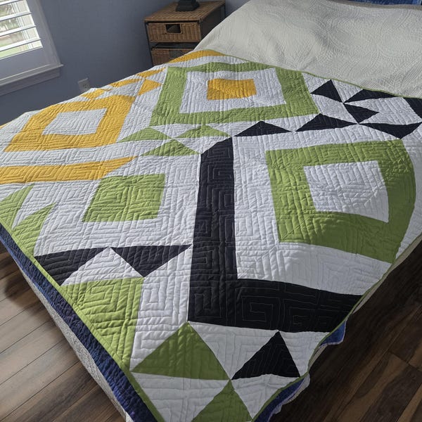 Sew Mojo 1-4 Bundle Quilt Pattern PDF Download Beginner Scrappy Improv ...