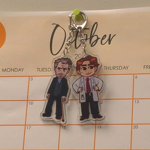 3 Inch House MD Greg House James Wilson Holographic Acrylic Charm ...