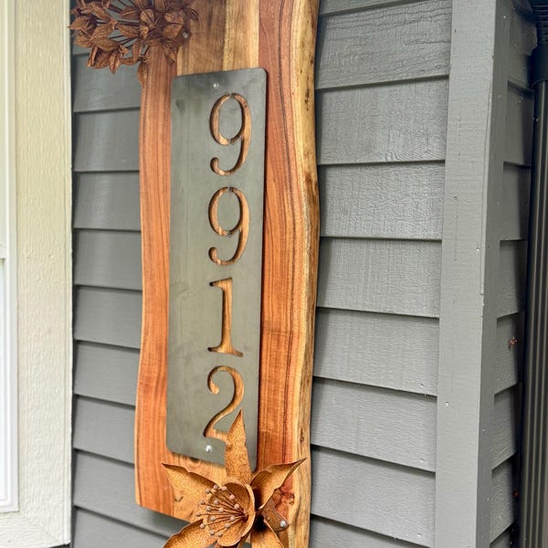 Metal Modern House Letters & Numbers | Individual House Numbers ...