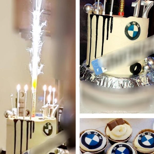Wafer Paper Cupcake/cake Topper BMW Logo.pre-cut - Etsy
