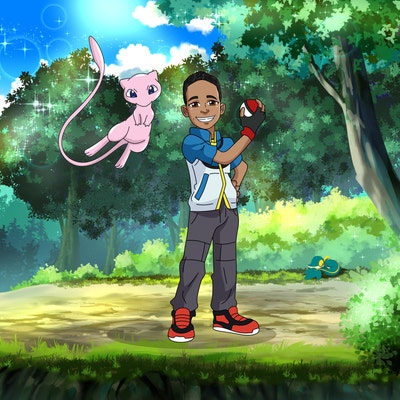 Custom POKEMON Character Portrait From Photo DIGITAL COPY Personalized ...