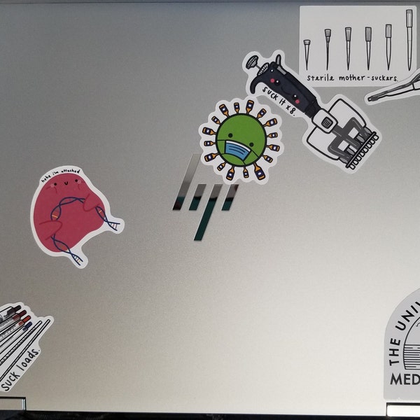 Cute DNA Babies Sticker Set - Proteins Transcription Factor CRISPR ...