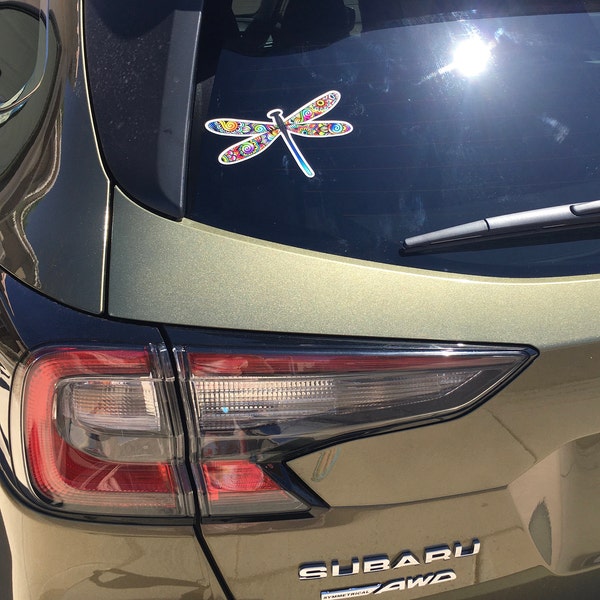 Four Leaf Clover Shamrock Sticker Colorful Irish Car Decal Laptop Decal ...