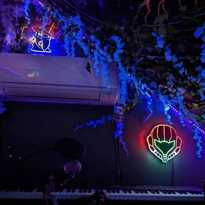 Bat Wing Skull Sign Neon Like Bat Wing Light Winged - Etsy