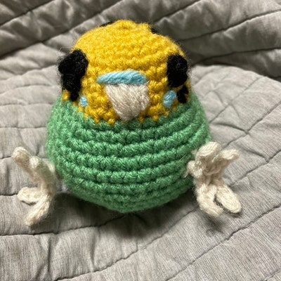 CROCHET PATTERN Amigurumi Budgerigar or Budgie Parrot by Mevvsan PDF ...