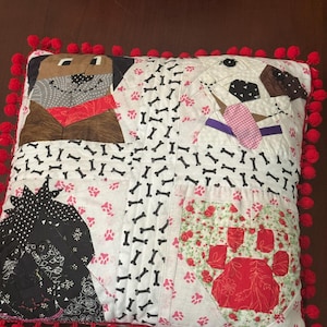 Set of 3 Game Night Quilt Block Patterns: Game Pieces, Ace of Spades ...