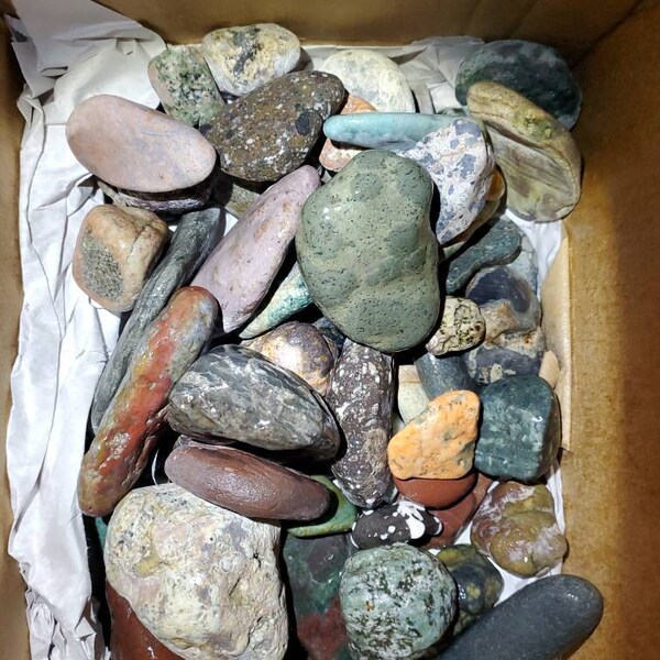 Alaska River Rock - 10 Pounds River Rocks Bulk - Wedding Stones ...