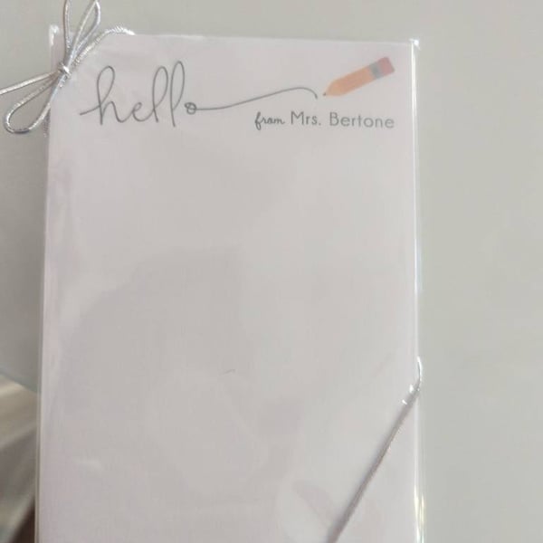 Personalized Notepad - Lazy Kitty Cat - Etsy