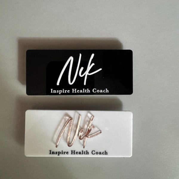 Custom Acrylic Name Badge Magnetic Name Badge Acrylic Name Plate ...