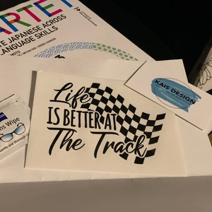 Drag Racing Decal Car Cup Vinyl Decal / Track Life Sticker / Life is ...