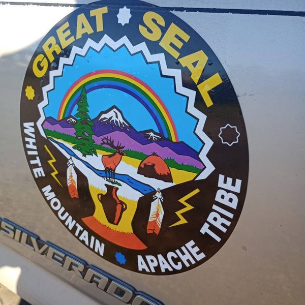 White Mountain Apache Tribe Seal Self-adhesive Decal - Etsy