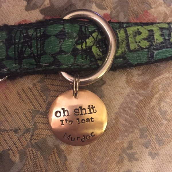 I'm Lost Custom Pet ID Tag Personalize It With Your Dog's Name Mature ...