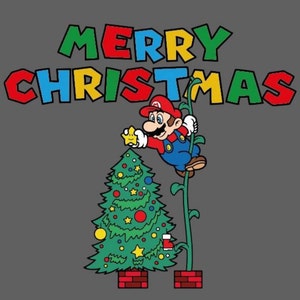Super Mario, SVG Bundle, Super Mario Christmas, Cricut, Mario Svg ...
