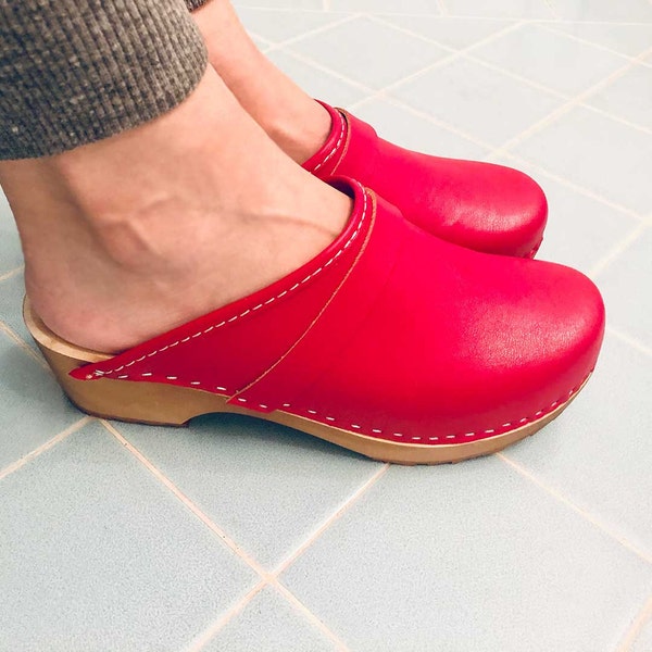 Vegan Clogs, Handmade Clogs, Vegan Leather, Honey Vegan Clogs, Swedish ...