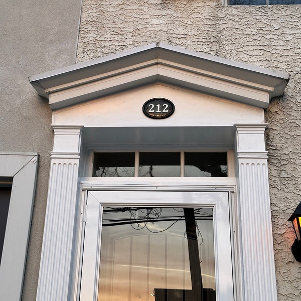 Vintage Address Sign, House Sign, House Number, Address Plaque, House ...