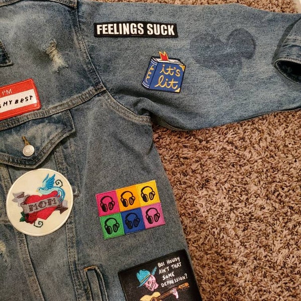 Its Lit (erature) Book Iron on Patch - Etsy