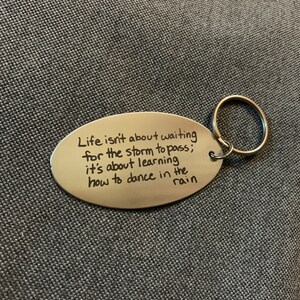 HANDWRITING Key Chain Handwritten Key Chain, Handwritten Keychain, Your ...