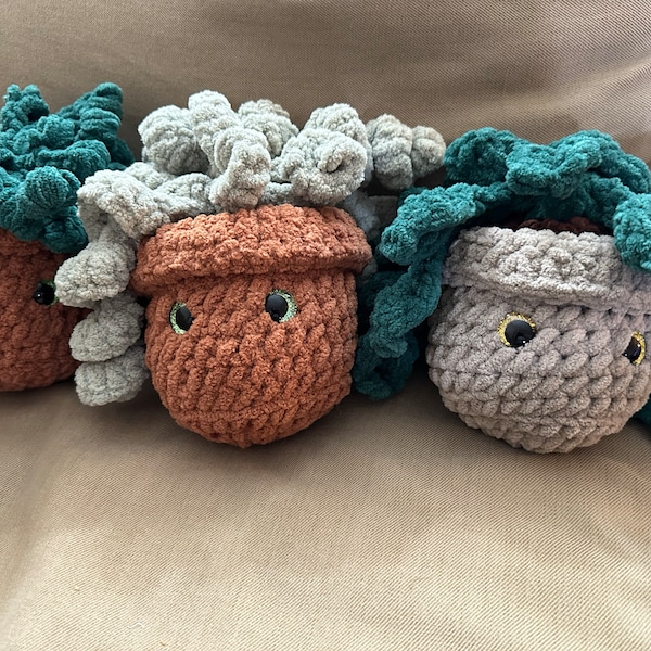 Mini Potted Plant Friends PDF Crochet Pattern (crochet Plants ...