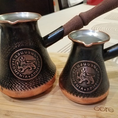Copper Coffee Pot Maker, Jazzve, Cezve Ibrik, Armenia Jezve Jazve ...