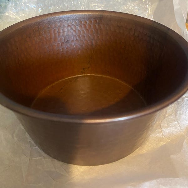 Pure Hammered Copper Valet Tray - 8" X 5" - Etsy