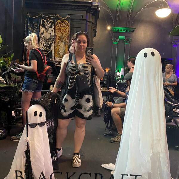 Bleached Skeleton Overalls: Gothic Grunge Halloween Costume - Etsy