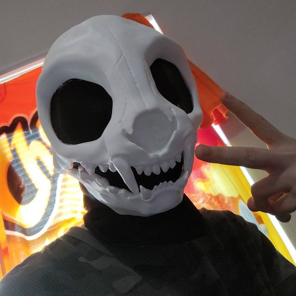 Cosplay Skulldog Skull Dog Mask Fursuit Animal Mask Halloween Cosplay ...
