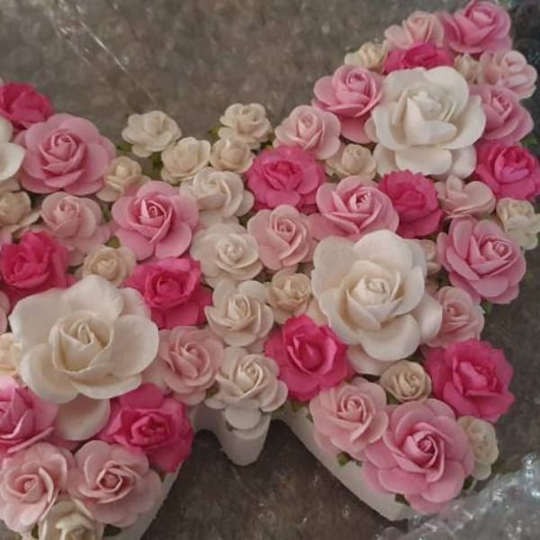 Flower Letters, Nursery Name Sign, Flower Wall Art, Flower Letter Name ...