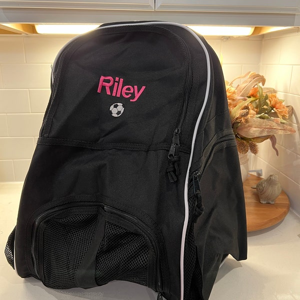 Name With Soccer Ball Soccer Backpack, Name Soccer Backpack ...