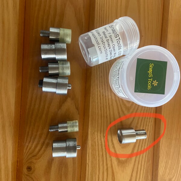 Open Ring Metal Snaps Dies (3 Sizes Available)---prong Ring Snap ...