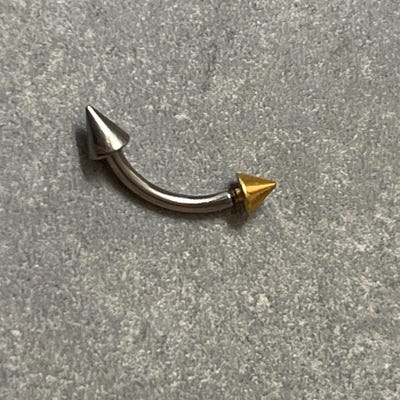 Titanium Surface Piercing, Dermal Piercing Implant Internally Threading ...