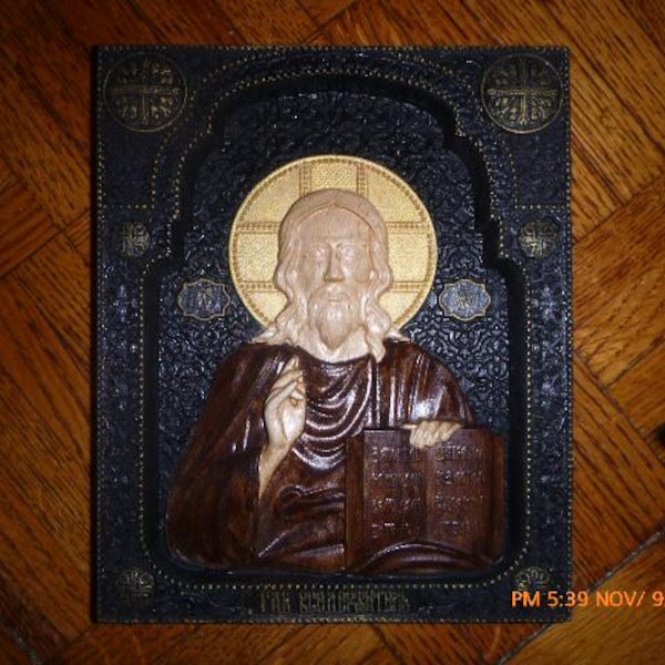 Intercession of the Most Holy Theotokos Wood Wall Decor, Round Icon ...