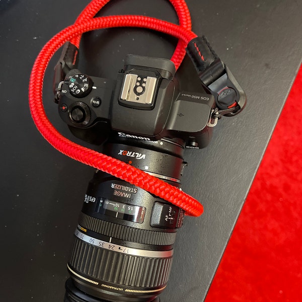 RED Marine Rope and Leather Camera Strap - Made With Peak Design Anchor ...