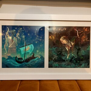 Amazon Queen Myrina Conquering Atlantis Lockett Studio Print Greek ...