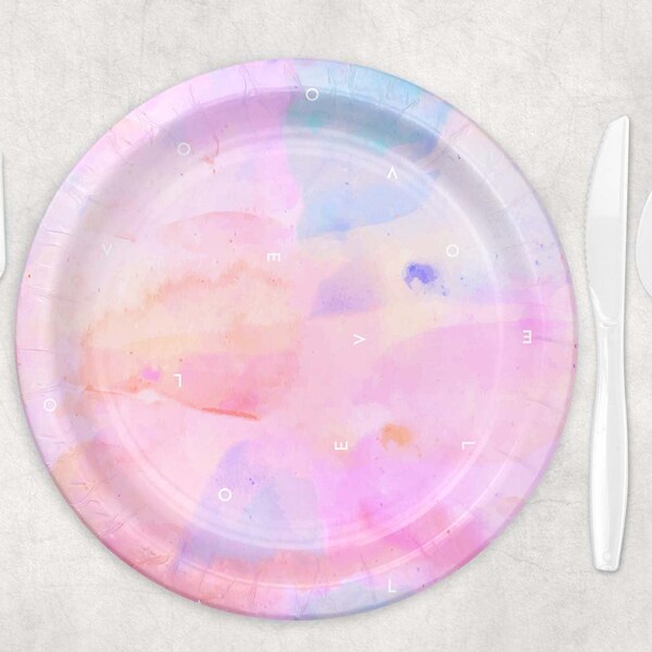 Paper Party Plate Mockup | Add Your Own Image and Background - Etsy