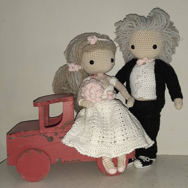 BRIDE and GROOM Wedding Doll Amigurumi Crochet Pattern - Wedding Set - Etsy