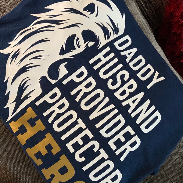 Father's Day SVG Daddy Husband Provider Protector Hero Cut File for ...