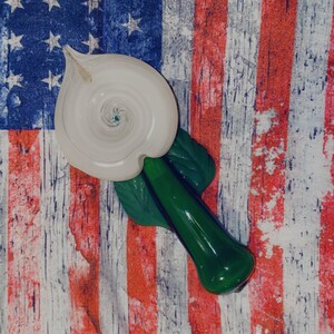 Lily Glass Pipe Calla Flower Pipe Big Smoking Pipe - Etsy