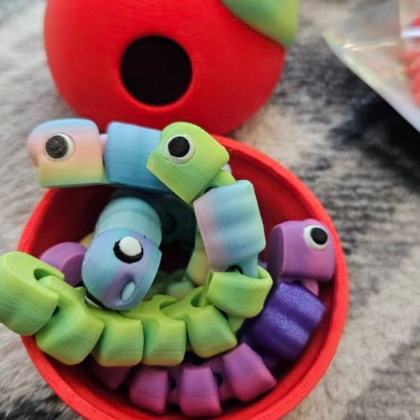 Worm Fidgets - Etsy