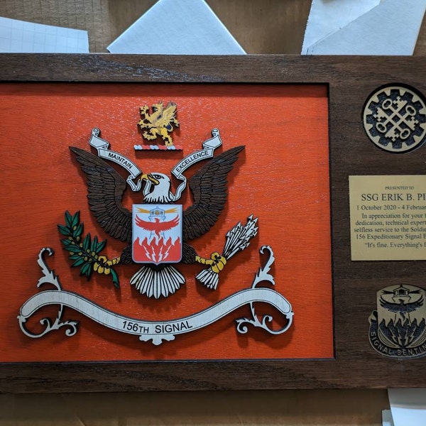 Engineer Company Guidon Plaque - Etsy