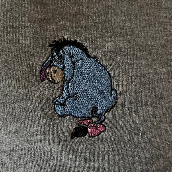 EEYORE - Single Machine Embroidery Design for 4x4" Hoop in 8 Formats ...