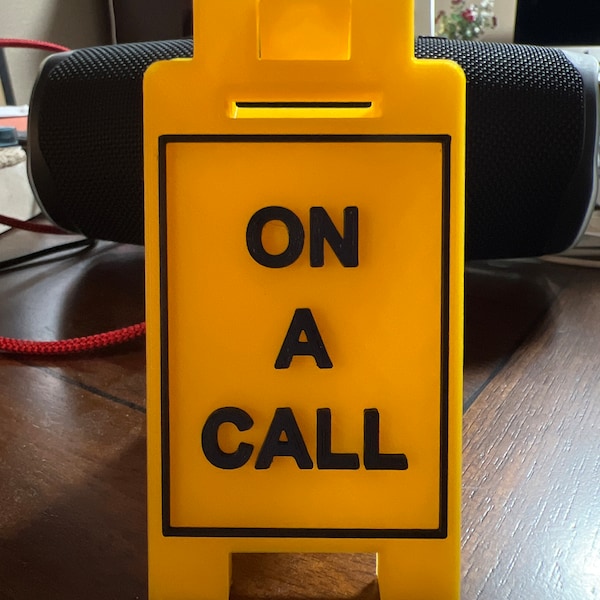 ON A CALL - Mini Floor Sign - Custom Colors - 3D Printed - Etsy