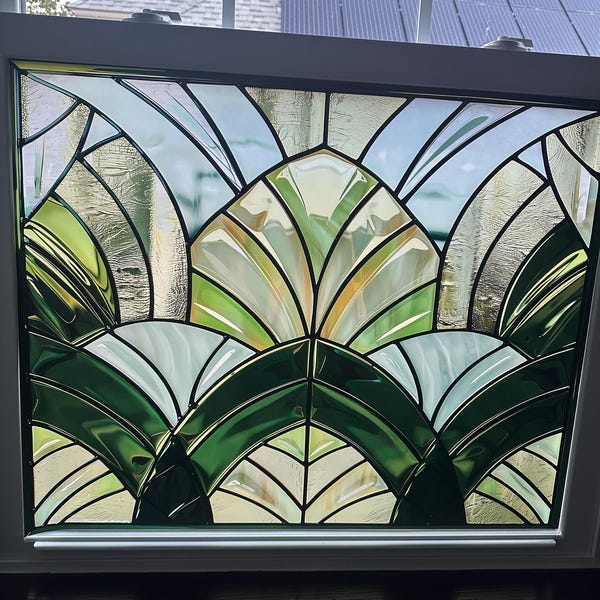 Schöne Fensterfolie Art Deco Bild