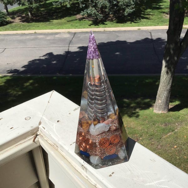 Haven Orgonite Square Cone Pyramid : Ultimate EMF and 5G Protection - Etsy
